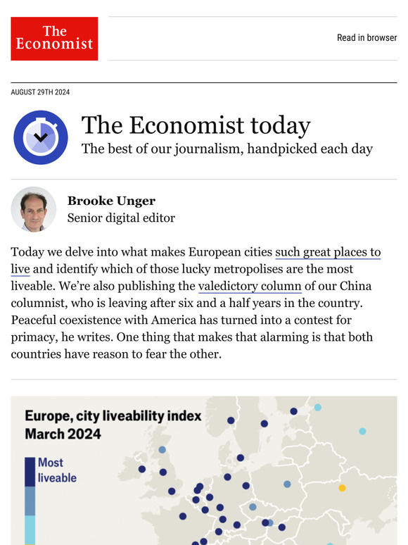 The Economist: What makes Europe so liveable? | Milled