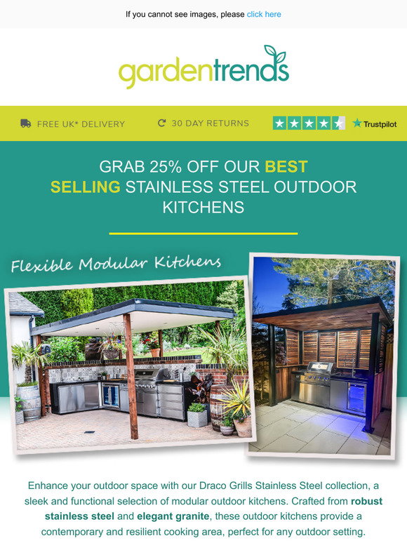 Garden Trends: Limited Time Offer: 25% OFF Outdoor Kitchens 🔥 | Milled