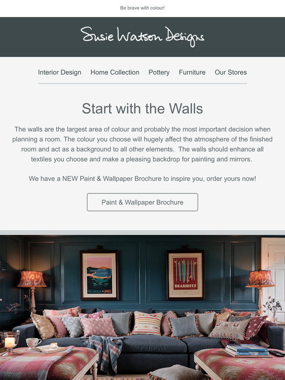 Susie Watson Designs: Paint & Wallpaper Collection | Milled