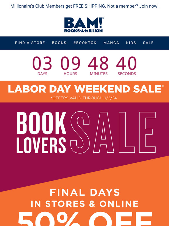 BOOKSAMILLION.COM Email Newsletters: Shop Sales, Discounts, and Coupon ...