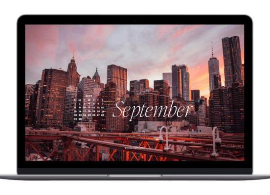 The Everygirl: Free, Downloadable Tech Backgrounds for September 2024 ...