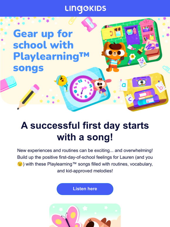 Lingokids: Yay! Back-to-school songs 🎒🥳 | Milled