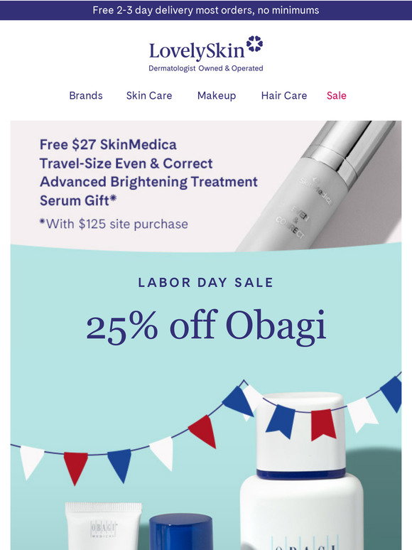 Lovely Skin: Here's to a relaxing Labor Day weekend & 25% off Obagi ...