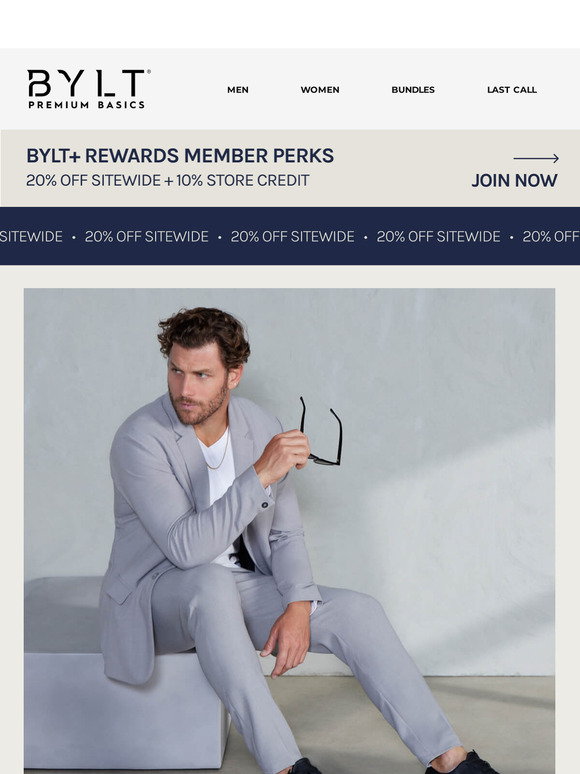 BYLT Basics: BYLTs First Blazer, Ever 👀 | 20% Off | Milled