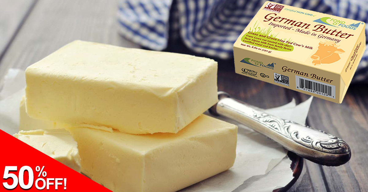 Tropical Traditions: 50% OFF Grass-fed German Butter! 50% OFF Virgin ...