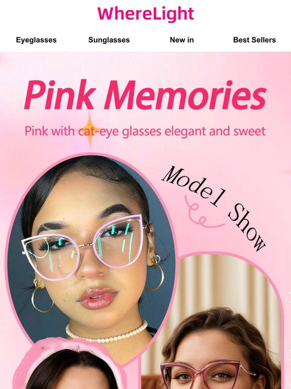 WhereLight: Pink Magic for Girls! Frames That Make You the Star | Milled
