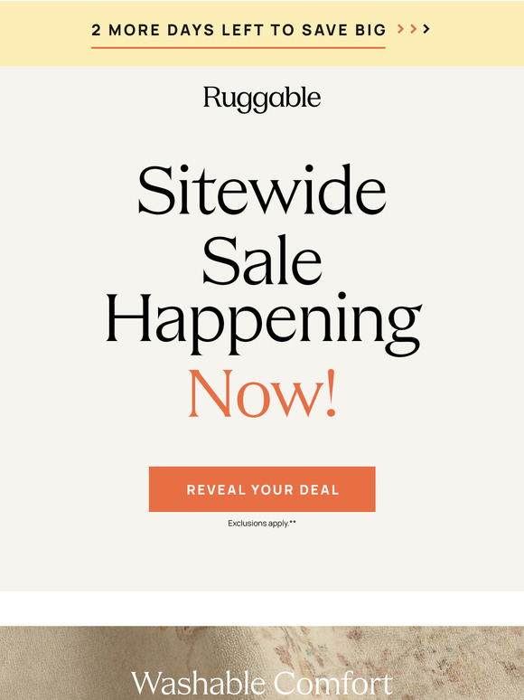 Ruggable: Who wants BIG sitewide savings? | Milled