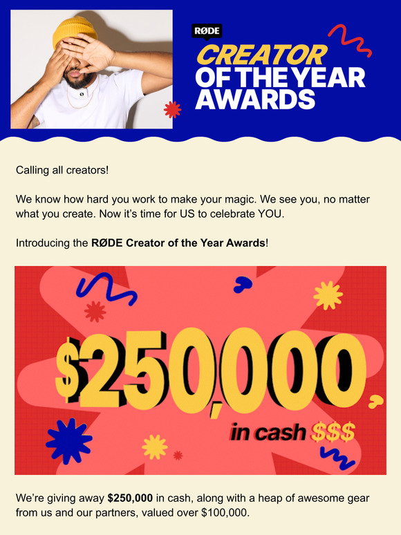 Rode: Introducing the RØDE Creator of the Year Awards | Milled