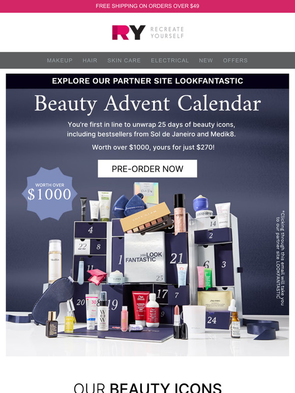 RY - Recreate Yourself: Pre-order our 2024 Advent Calendar 📢 | Milled