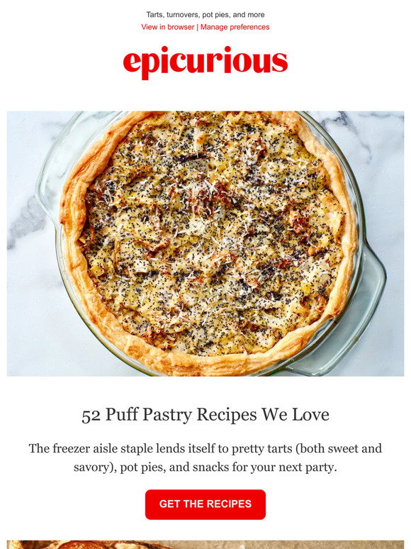 Epicurious: 52 easy-fancy puff pastry recipes | Milled