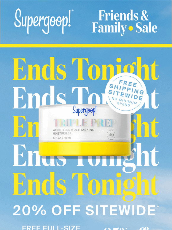 Supergoop Email Newsletters: Shop Sales, Discounts, and Coupon Codes