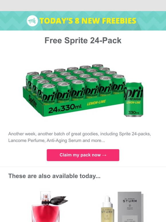 MagicFreebies: Free Sprite 24-pack | Milled