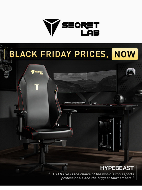 Secretlab: Black Friday’s here early: Don't miss these deals | Milled