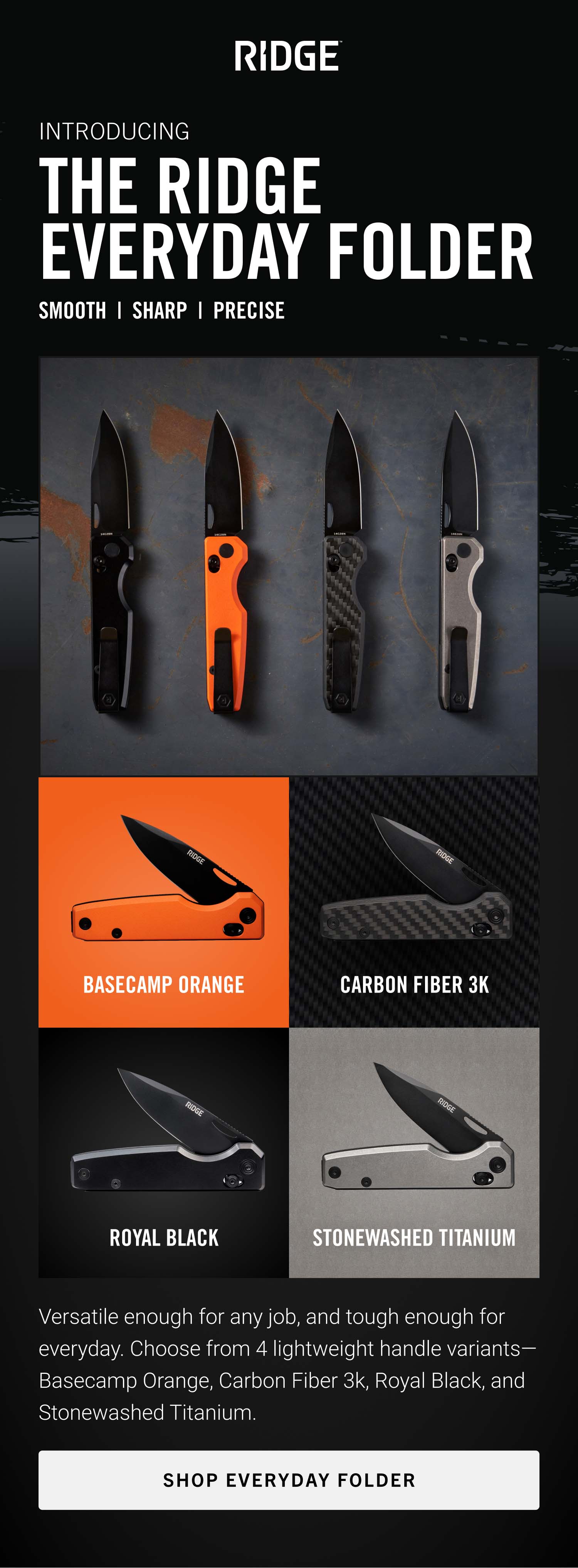 The Ridge: New In: Discover the Everyday Folder | Milled