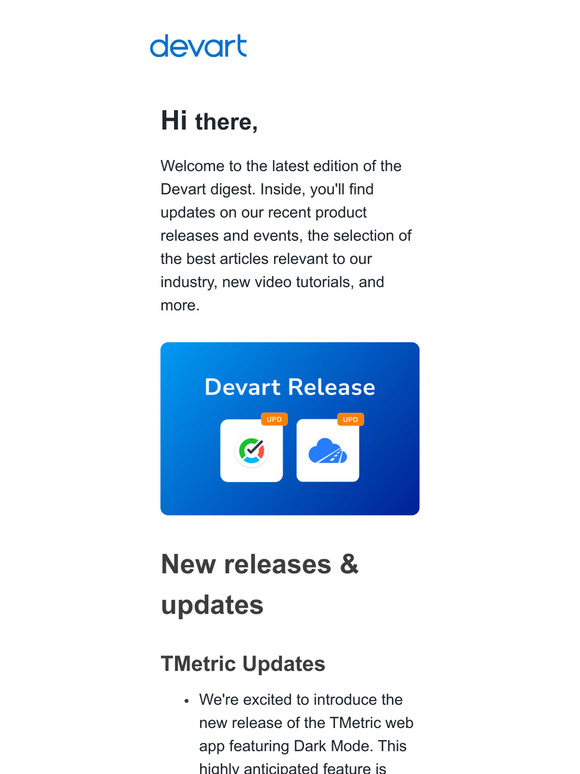 Devart: Devart Digest | Skyvia Updates and The latest from Devart Blog ...