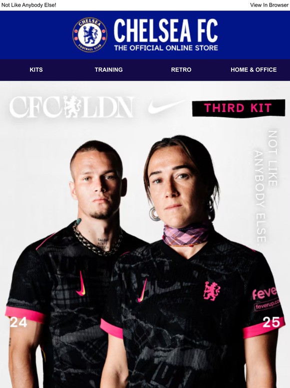 Chelsea Megastore: OUT NOW! 24/25 Third Kit | Milled