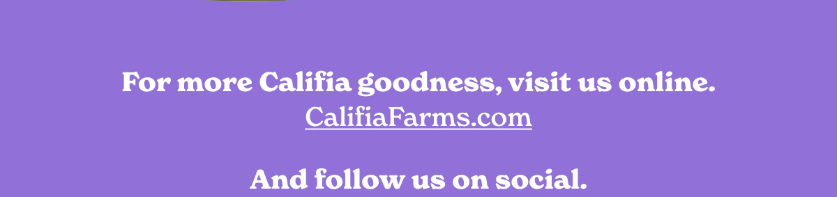 Califia Farms: Introducing: Our New Chai Tea Almond Latte | Milled