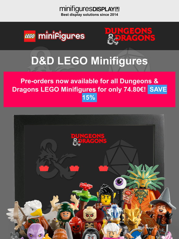 Minifigures Display: Special offer Pre-Order now LEGO Minifigures ...