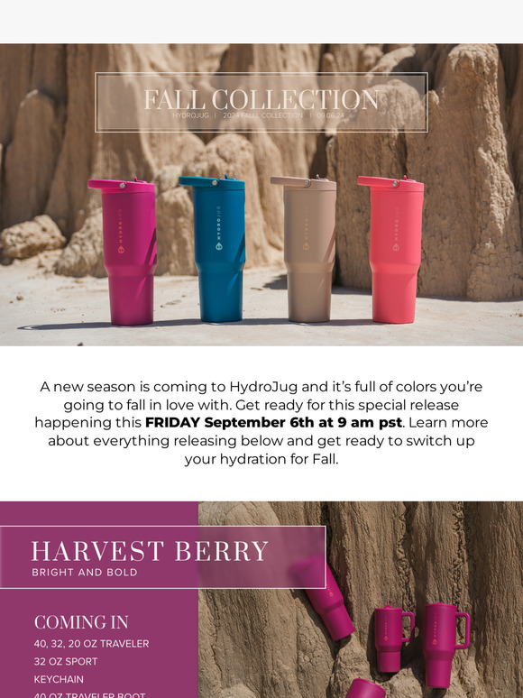 HydroJug: NEW Seasonal Colors Announced! | Milled