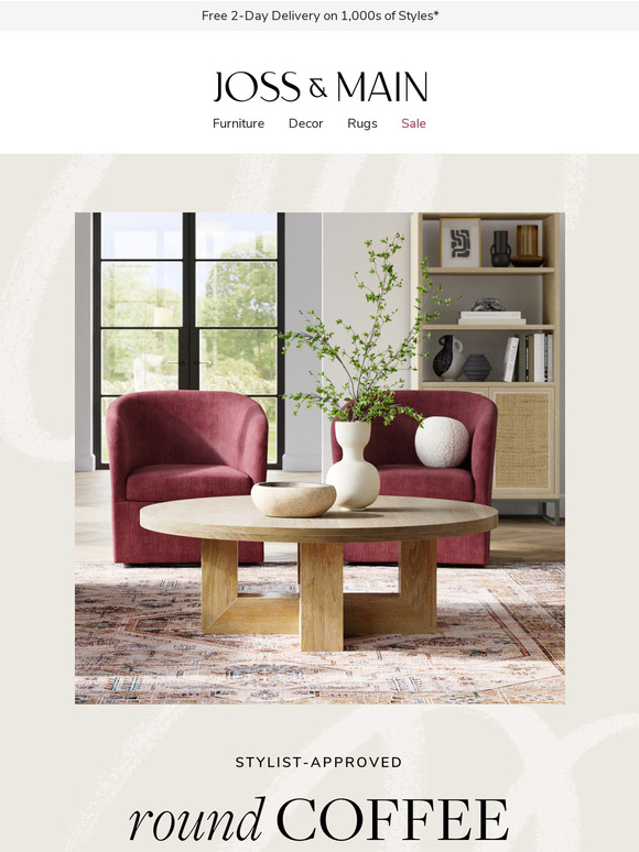 Joss & Main Email Newsletters: Shop Sales, Discounts, and Coupon Codes