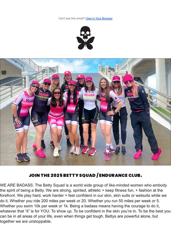Betty Designs: Membership For The 2025 Betty Squad / Endurance Club Is ...