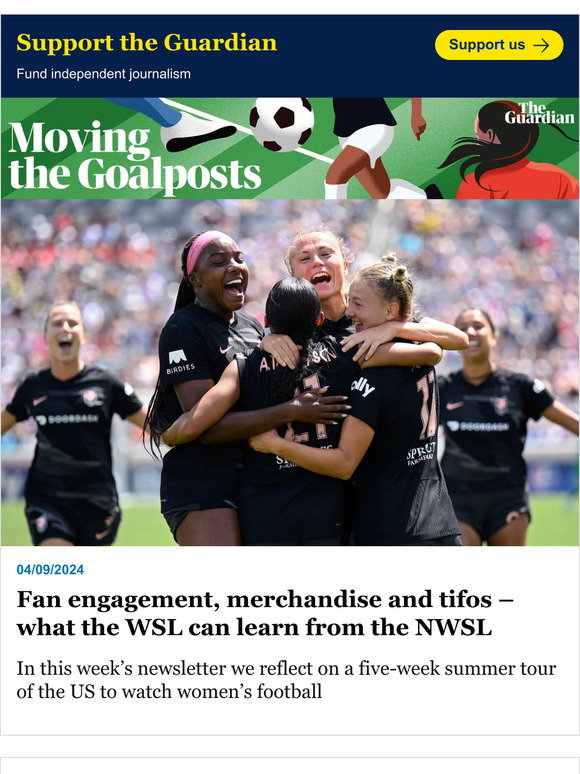 The Guardian: What the WSL can learn from the NWSL | Milled