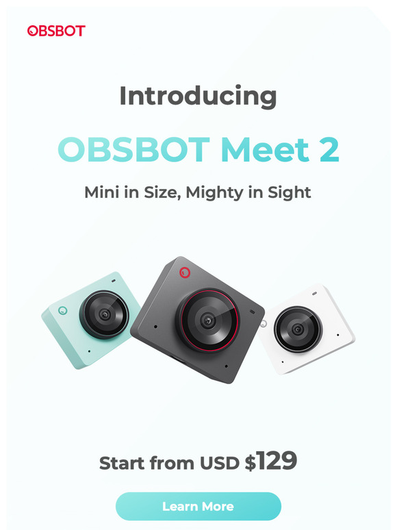 OBSBOT: Introducing OBSBOT Meet 2: The All-New AI-Powered 4K Webcam ...
