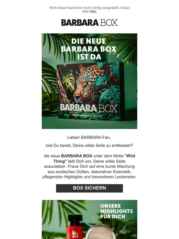 Barbara Box: Die neue BARBARA BOX Wild Thing | Milled