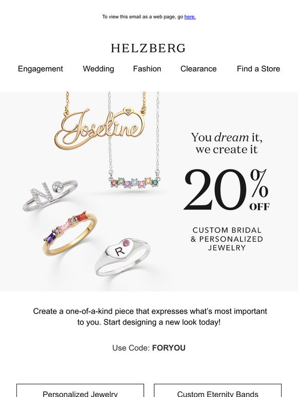 Helzberg Diamonds Email Newsletters: Shop Sales, Discounts, and Coupon ...