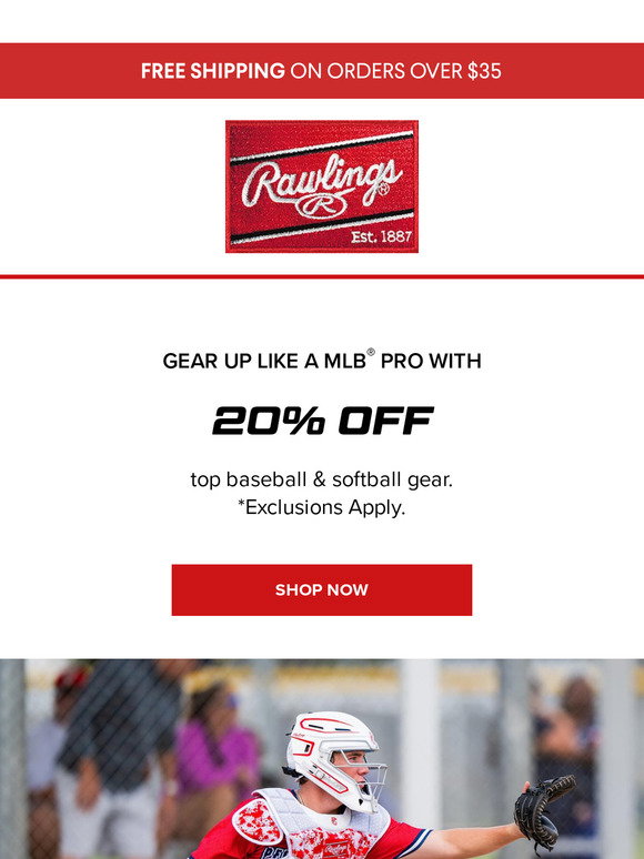 Rawlings: 20% Off The Gear You Love | Milled
