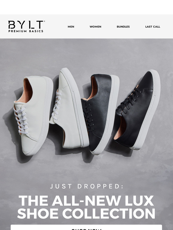 BYLT Basics: Introducing: The LUX Shoe Collection 👟 | Milled