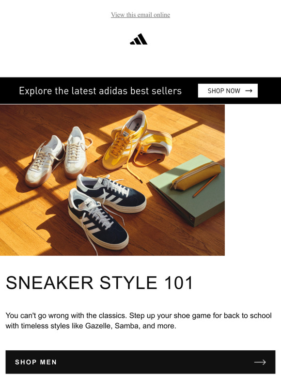 adidas Email Newsletters: Shop Sales, Discounts, and Coupon Codes