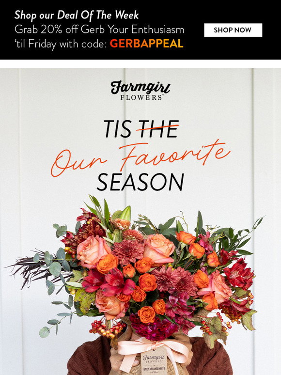 Farmgirl Flowers: The Fall Shop is open 😍 | Milled