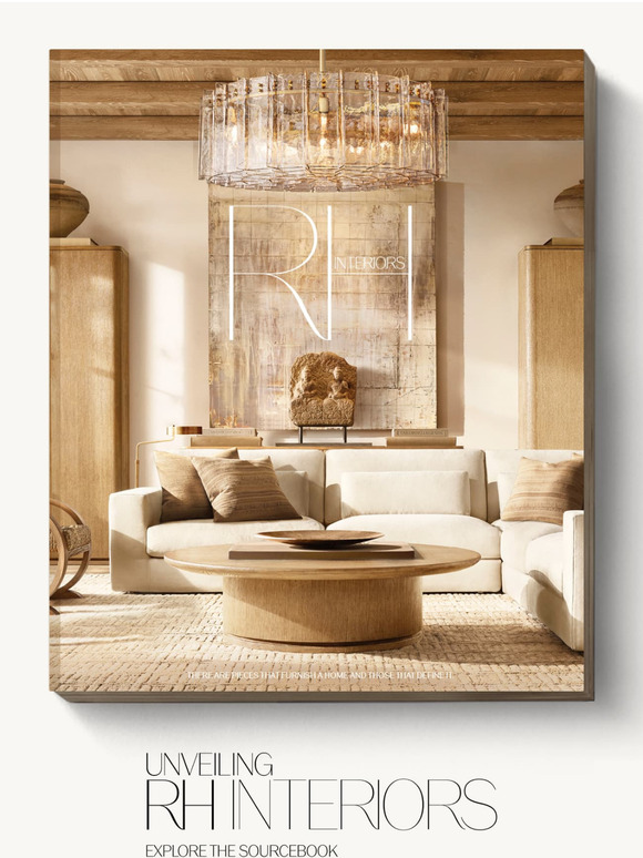RH: Our New Interiors Sourcebook Has Arrived | Milled