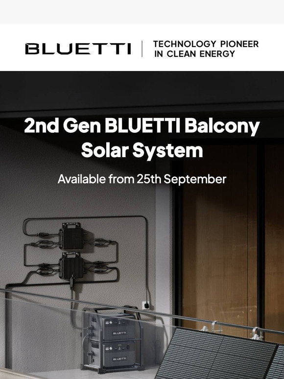 Bluetti: 🆕Introducing the 2nd Gen BLUETTI Balcony Solar System. | Milled
