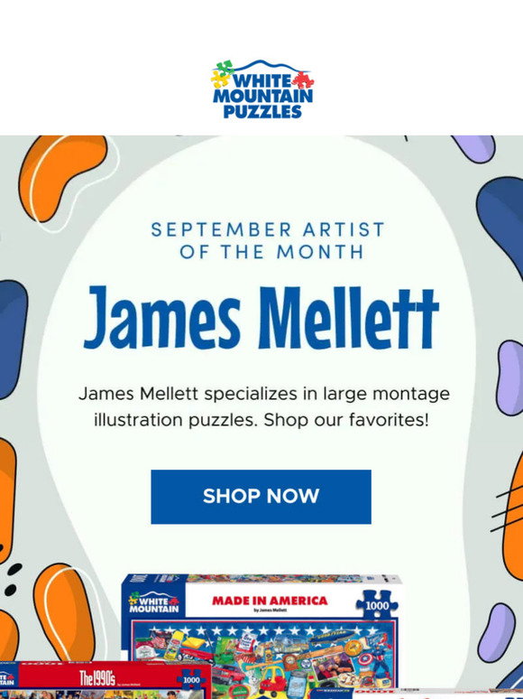 White Mountain Puzzles: Artist of the Month: James Mellett | Milled