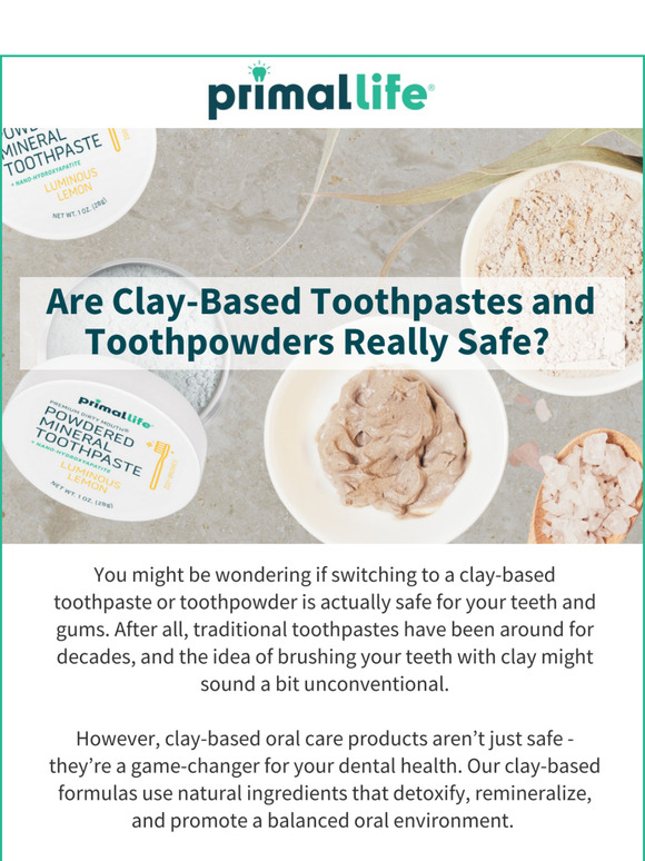 Primal Life Organics: 👉 Are Clay-Based Toothpastes Really Safe? Here’s ...