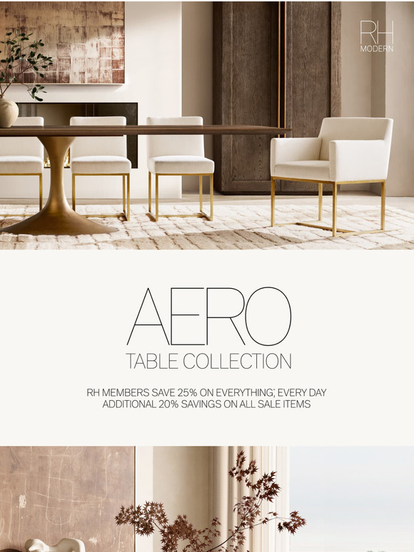 Restoration Hardware: The Aero Table. Iconic Design in Italian ...