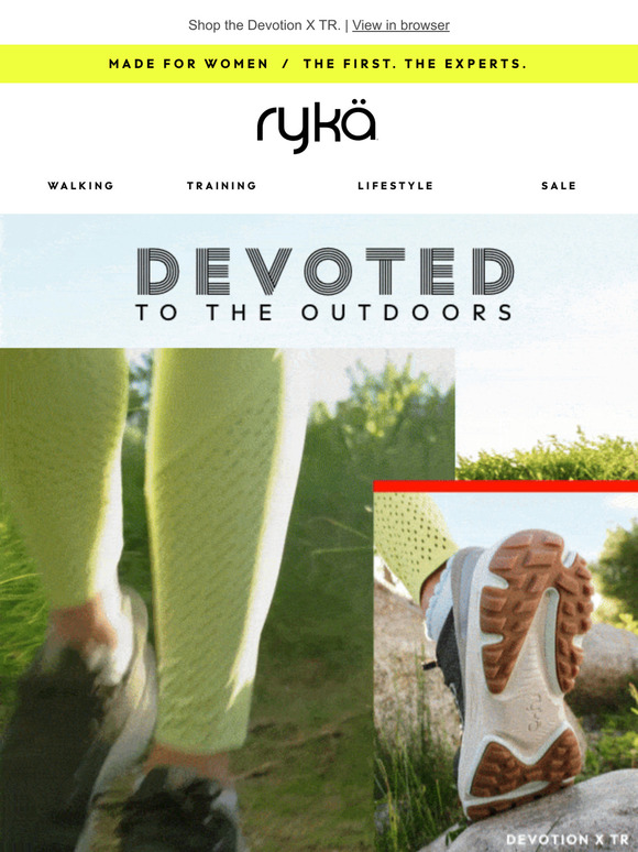 RYKA: NEW! The Devotion X, made for the trail | Milled