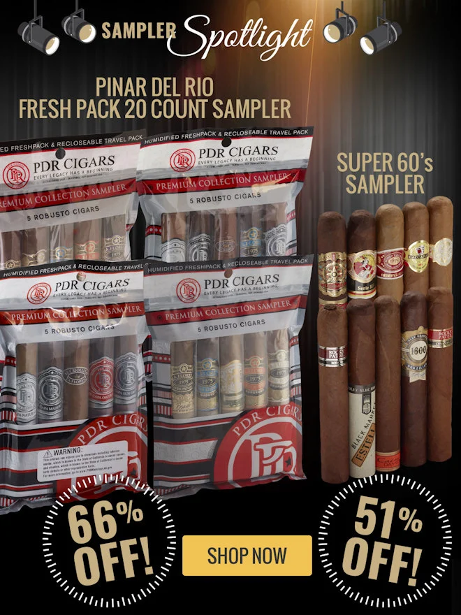 Famous Smoke Shop: Sampler Spotlight: 66% Off Best of PDR Fresh Packs ...