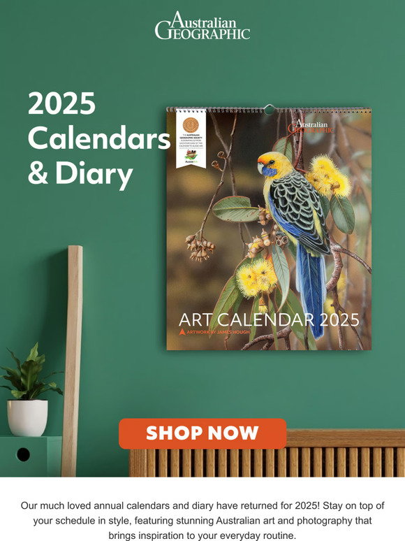Australian Geographic: 2025 Calendars & Diary 📅 | Milled