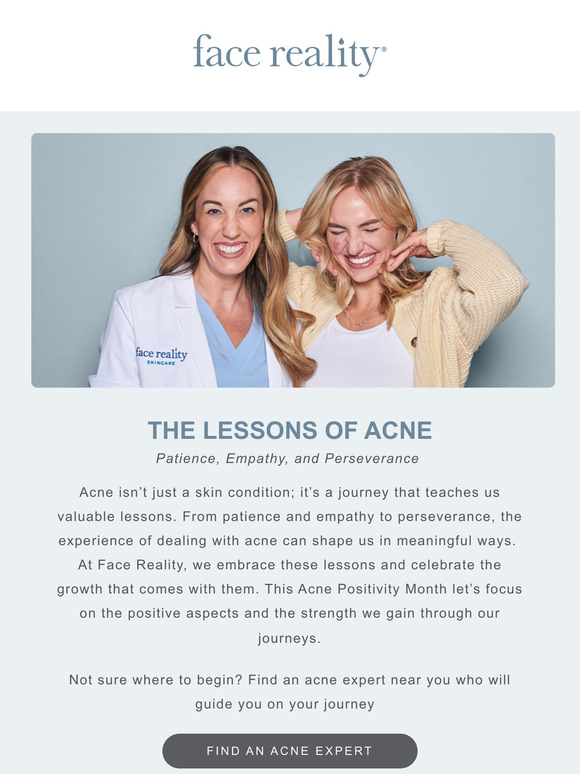 Face Reality Skincare: Embrace the Lessons Acne Can Teach Us | Milled