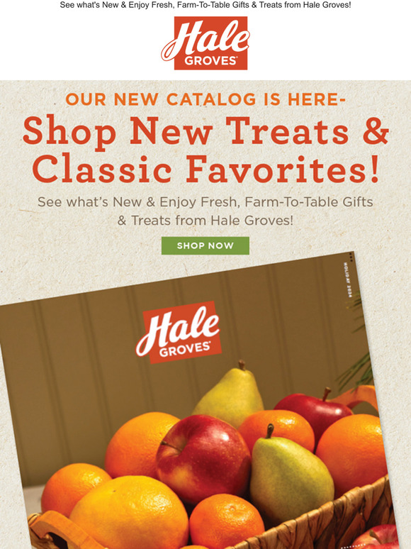Hale Groves: Our New Fall Catalog is Here - Shop New Treats & Classic ...