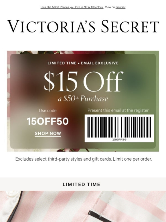 Victoria's Secret Email Newsletters: Shop Sales, Discounts, and Coupon ...