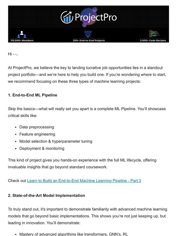 ProjectPro: 3 Types of Projects You Need On Your Portfolio to Get Hired ...