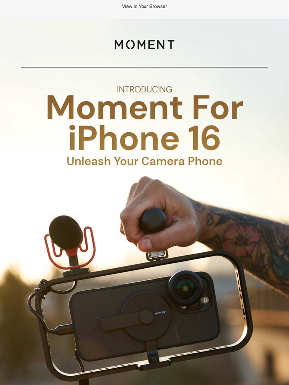 Moment: iPhone 16 x Moment | Milled