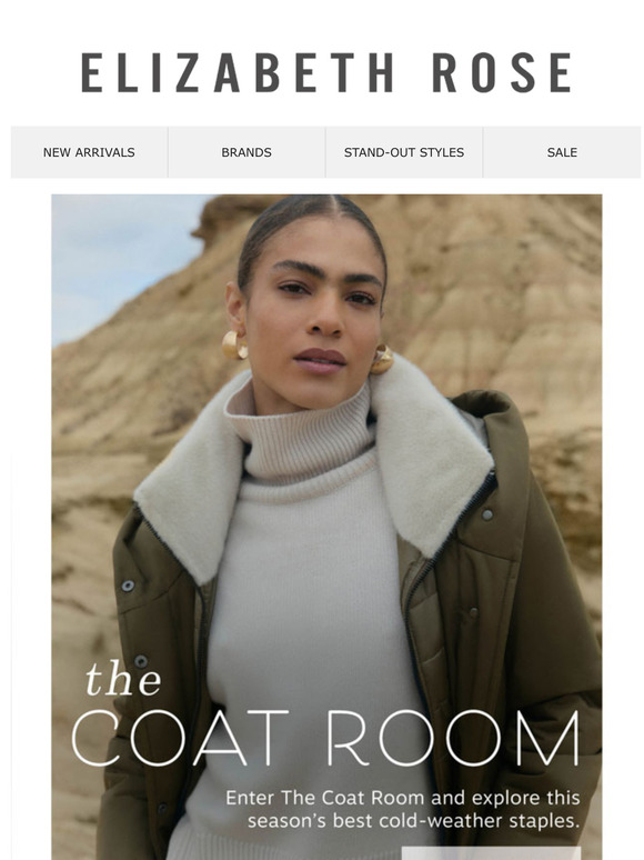 Elizabeth Rose: Enter THE COAT ROOM 🧥 Cold-Weather Staples! | Milled
