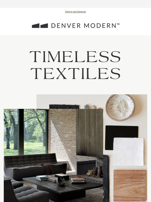 Denver Modern: Texture Trends for Your Living Room | Milled