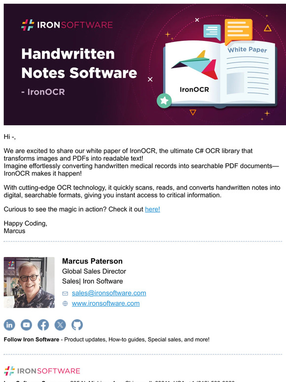 Iron Software: Discover How IronOCR Powers Handwritten Notes Software ...