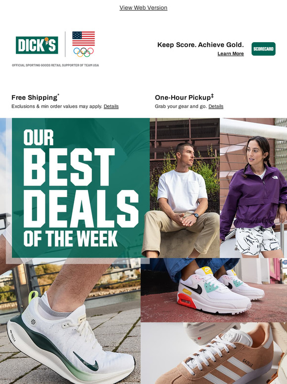 Dick's Sporting Goods: 💲 We're giving you up to 50% off — have you seen ...